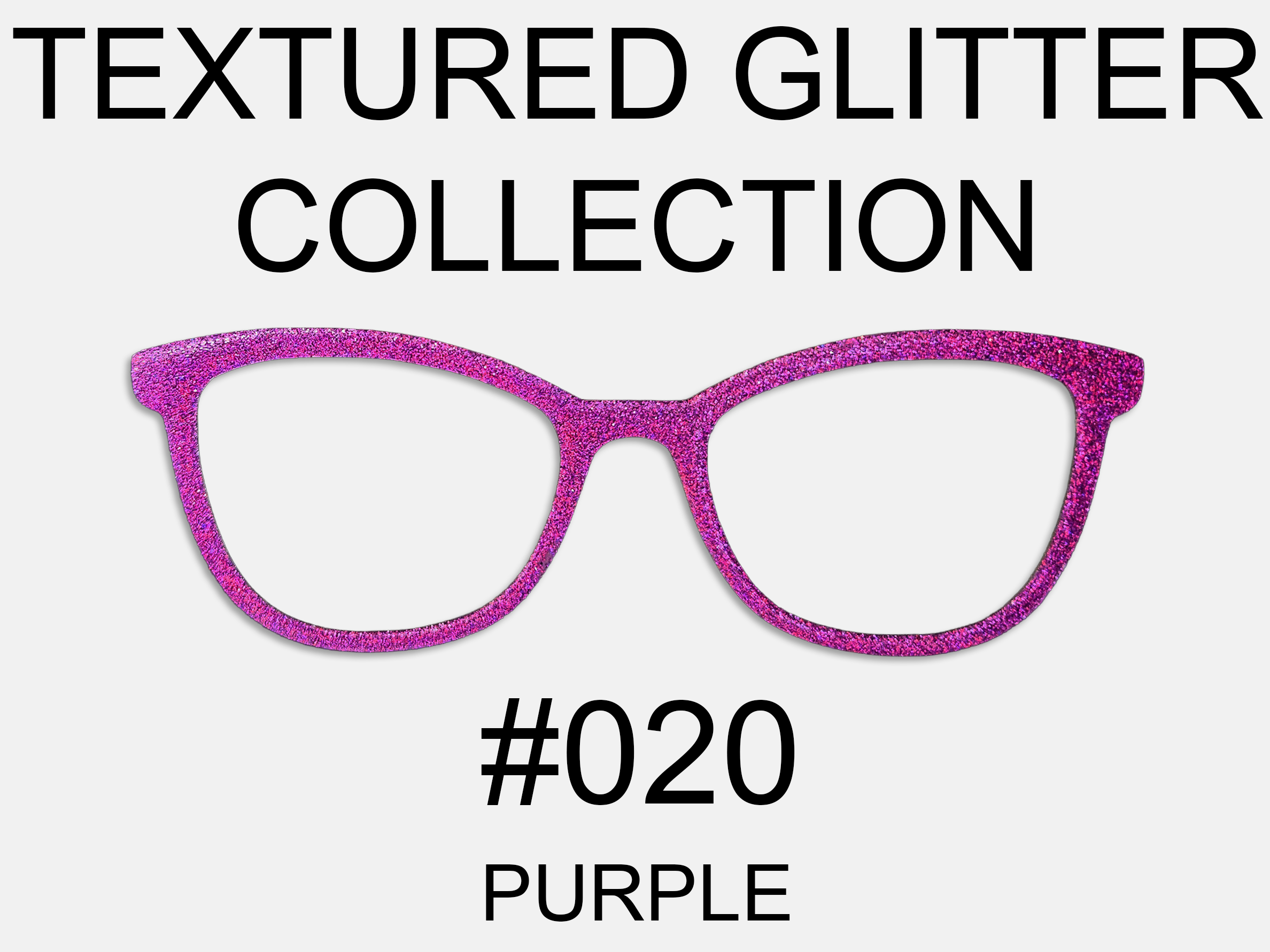Textured Glitter Collection #020 - Purple – Tasha's Top Frames Inc