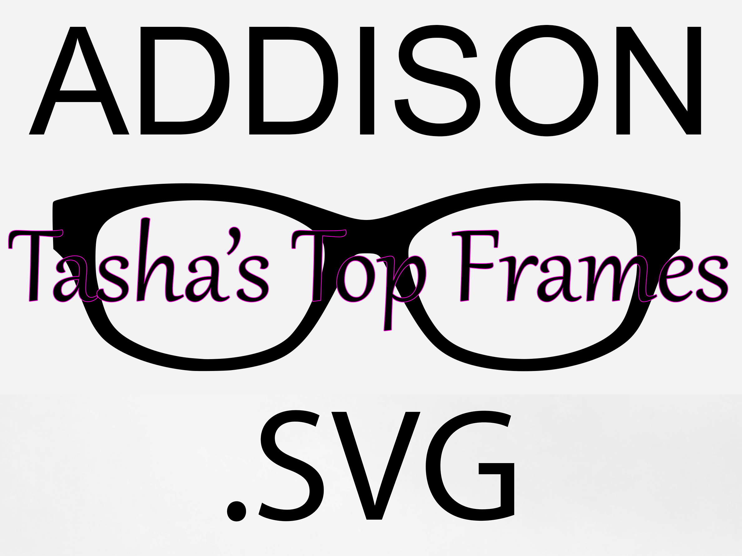 Addison .SVG File (For use with Cricut or other cutting machines ...