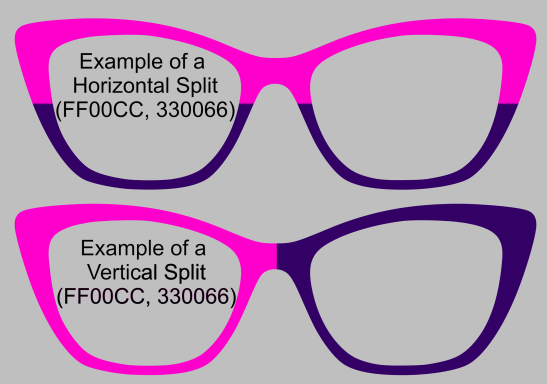 Design Your Own Horizontal or Vertical Split – Tasha's Top Frames